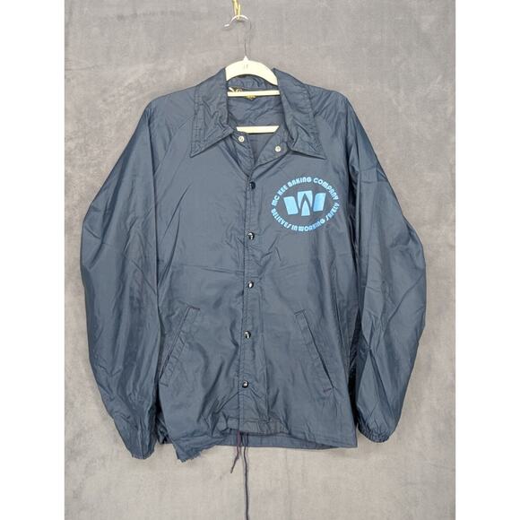 Champion | Jackets & Coats | True Vintage Champion Jacket Mens Medium Blue 6s 70s Mckee Baking ...